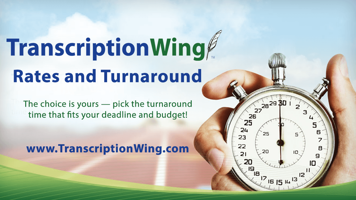 Transcription Service Rates | TranscriptionWing